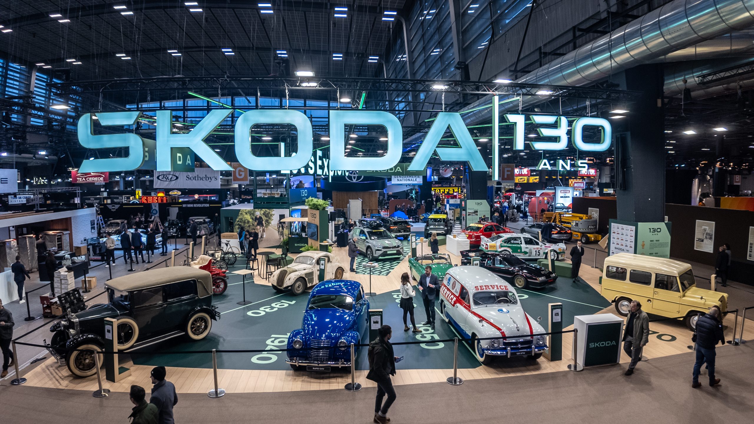 Škoda obeležila 130 godina postojanja na Rétromobile sajmu - Auto ...